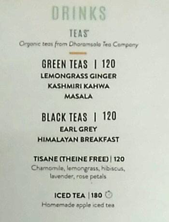 Menu at Kitchen Garden Colaba, Mumbai