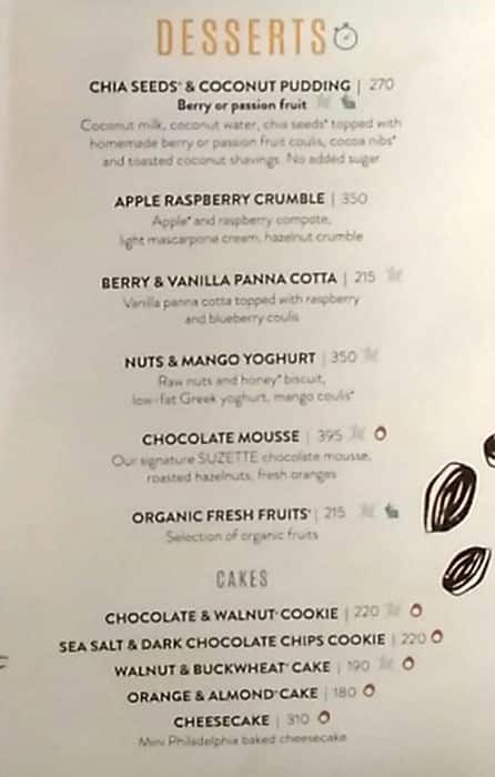 Menu at Kitchen Garden Colaba, Mumbai