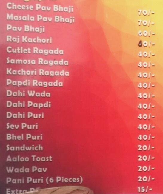 Delhiwala Sweets & Chat Menu - Zomato