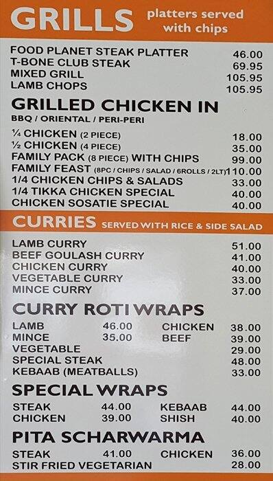 The Food Planet, Strand, Cape Town - Zomato SA