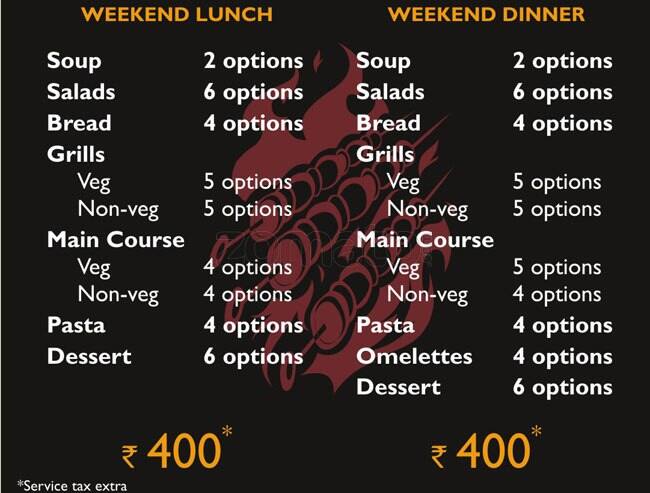 Menu at Snacks Block, Chennai