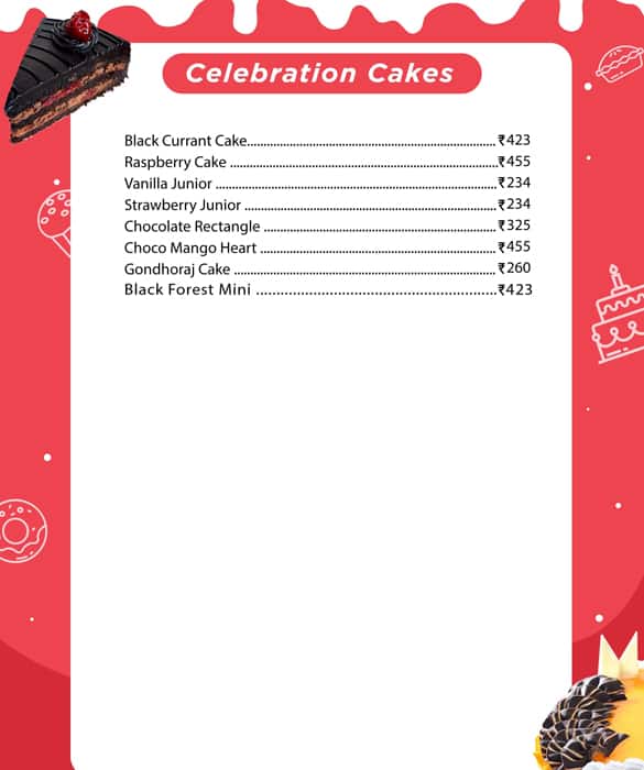 Menu of Kreamz, Sinthi, Kolkata