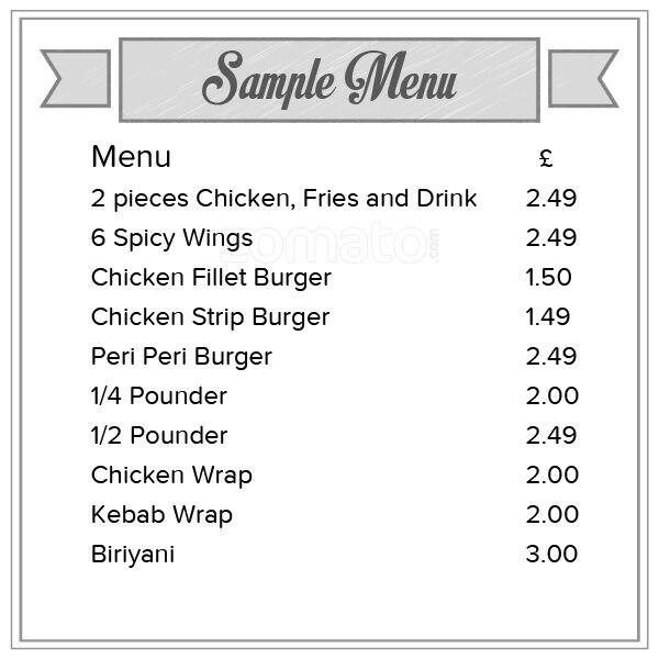Menu at Angara Grill restaurant, London