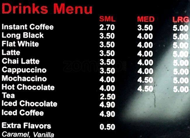 Menu at Master Fried Chicken Lunch Bar, Masterton