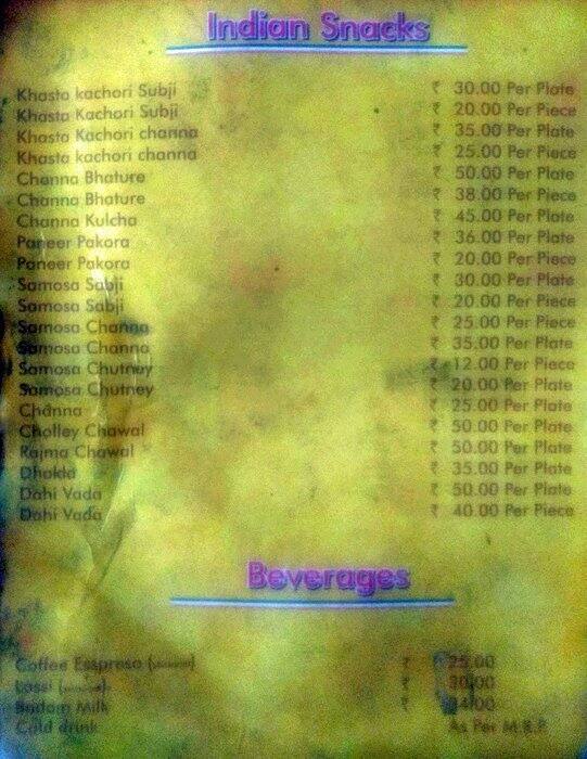 Bengali Sweet Corner Menu, Menu for Bengali Sweet Corner, Naraina, New ...