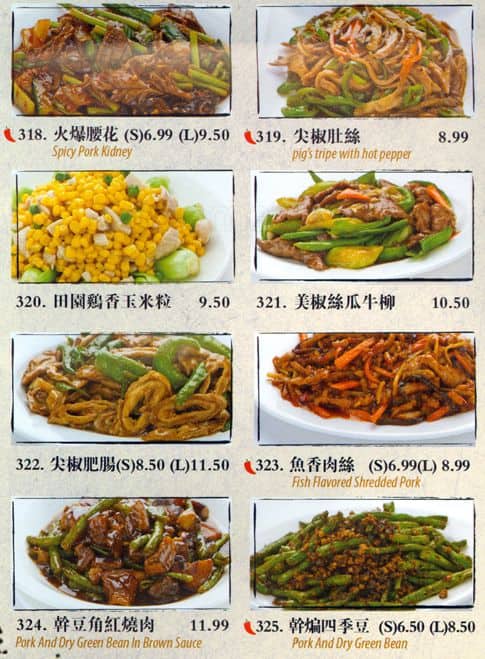 Menu at Hot Taste Restaurant, Richmond Hill