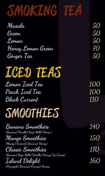 Menu at LIG Cafe, Indore, G-1