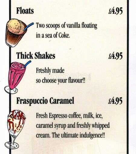 Menu at Caffe Pascucci cafe, Pinner, 385 Uxbridge Rd