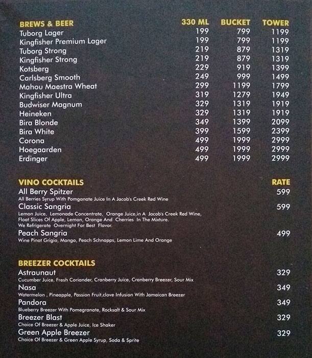 Menu at Green Apple, Jaipur, 10