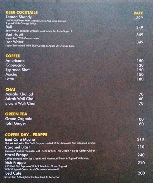 Menu at Green Apple, Jaipur, 10
