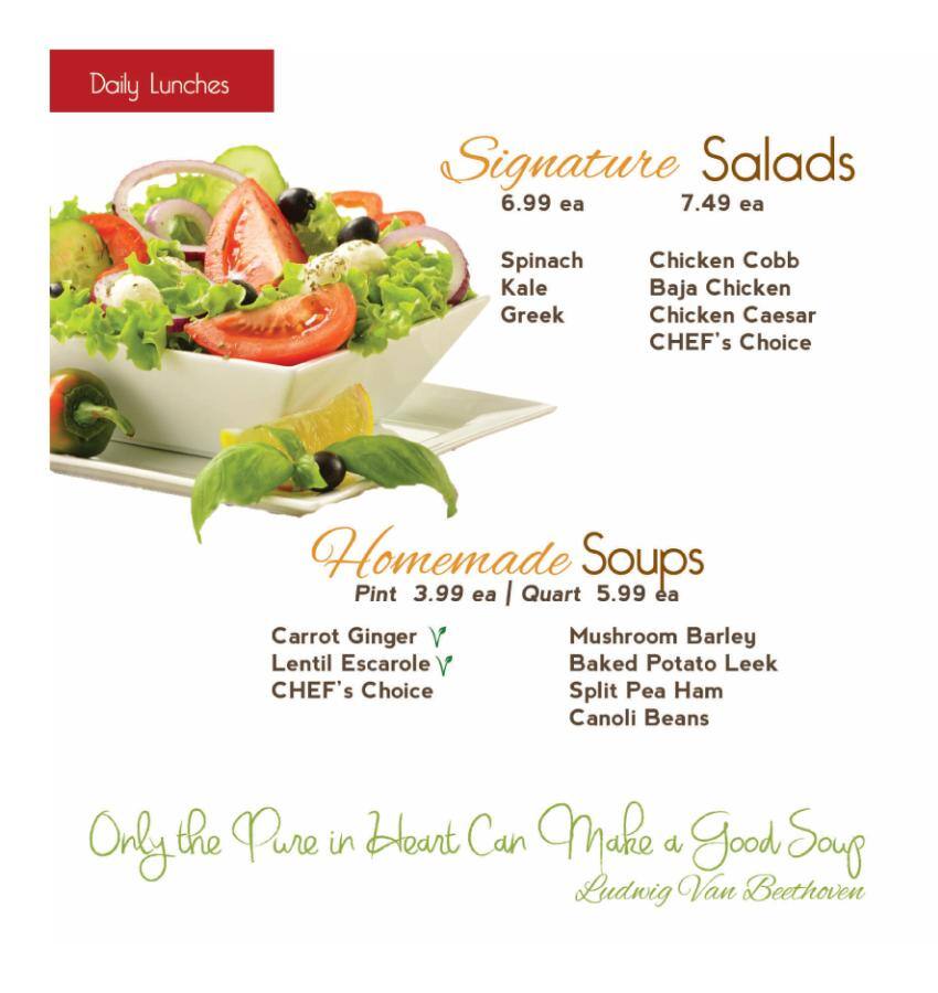 Menu at BIG CHEF cafe, Davie, S State Rd 7