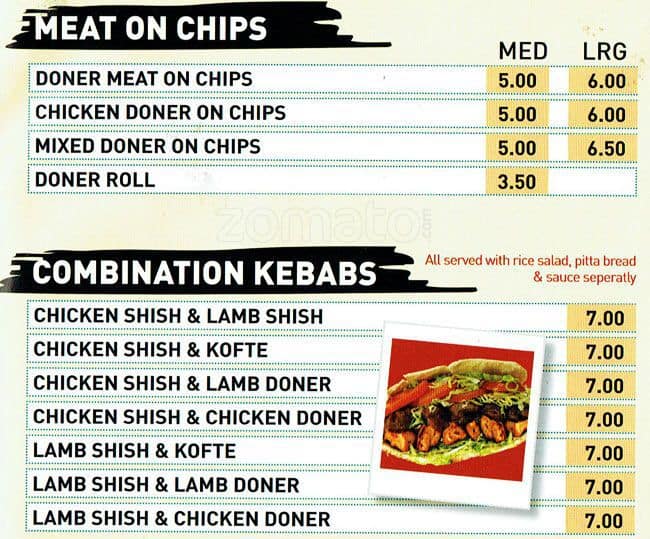 Menu at Express BBQ, London