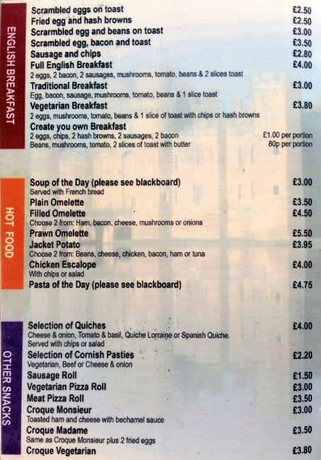 Caffe Castello Menu, Menu for Caffe Castello, Kingston Upon Thames ...