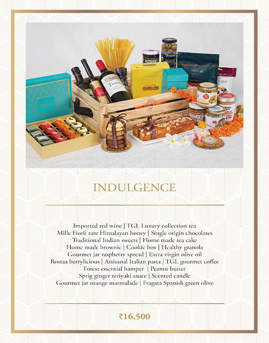 Menu at The Oberoi, Gurgaon, Gurugram