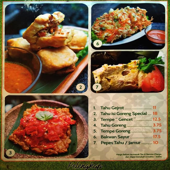 Menu at Bakoel karasa restaurant, Palasari, Behind Amen Chinese Restaurant