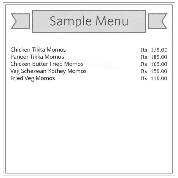 Menu of Friendship Momos, Penthakata, Puri