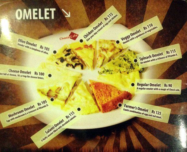 Menu at Choco Cafe, Kolkata, G926+W66