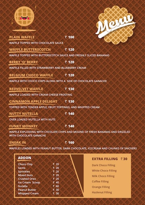 Menu at The Madras Bakery, Chennai, j block