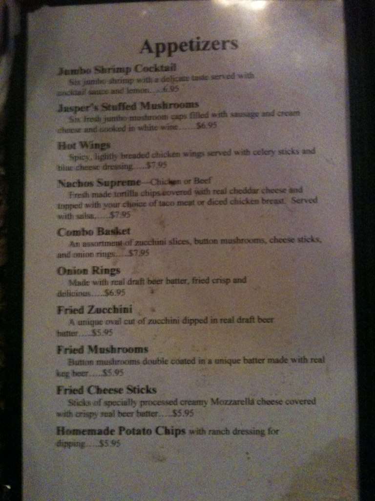 Menu at SADLE CLUB, Muskogee