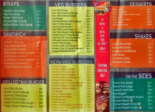 Burger Point Menu, Menu for Burger Point, Sector 31, Gurgaon - Zomato