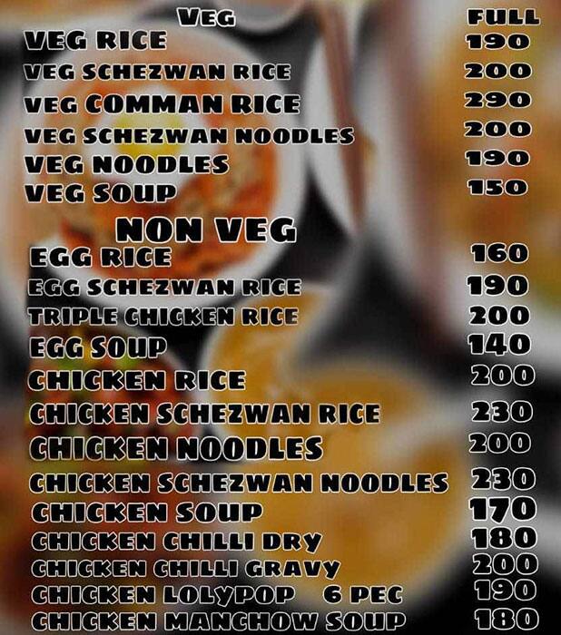 Menu of Jojo's Kitchen, Vasai, Mumbai