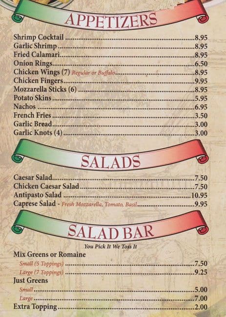 Prince Pizza Menu, Menu for Prince Pizza, Sheepshead Bay, New York City ...