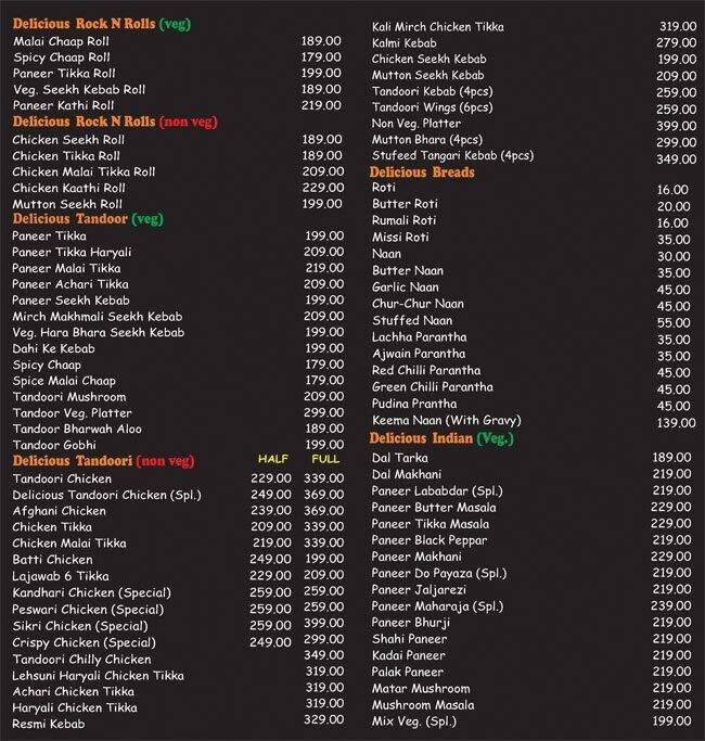 The Delicious Treats Menu, Menu for The Delicious Treats, Vasant Vihar ...