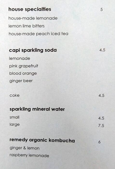 Menu at Two:Bob. restaurant, Fitzroy North