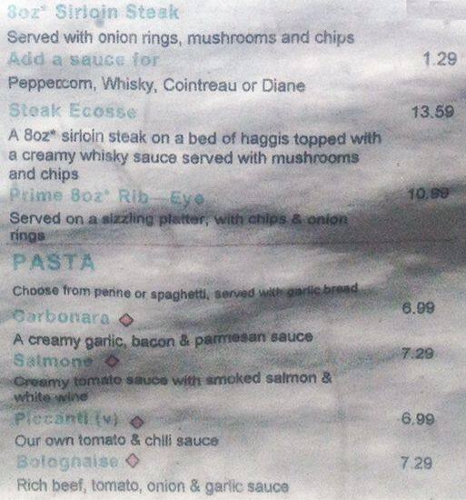 Menu at Doctor Gormans pub & bar, Glasgow
