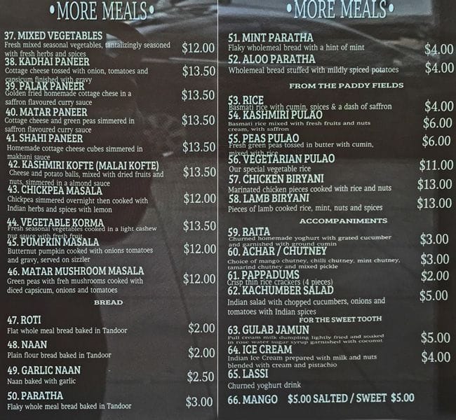 Menu at Weekly Buffet restaurant, Laverton