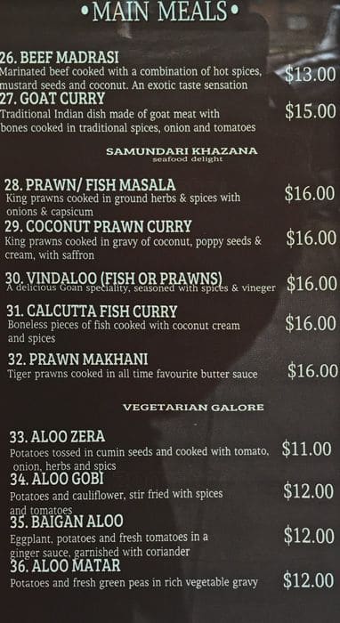 Menu at Weekly Buffet restaurant, Laverton