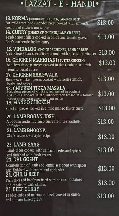 Menu at Weekly Buffet restaurant, Laverton