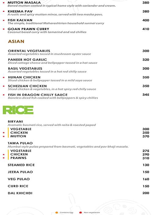 Menu at Frozen Monkey, Pune, Level 1