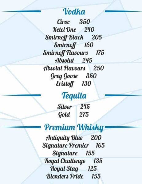 Menu at Frozen Monkey, Pune, Level 1