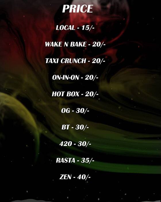 Menu at Trippy Pav, Ahmedabad