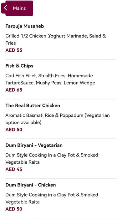 Menu at Olive Tree _ Aloft Al Ain restaurant, Al Ain