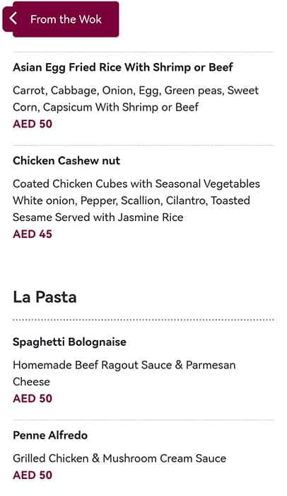 Menu at Olive Tree _ Aloft Al Ain restaurant, Al Ain