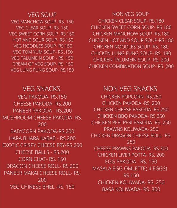 Menu of Shahi Kebabs Kitchen, Mulund West, Mumbai