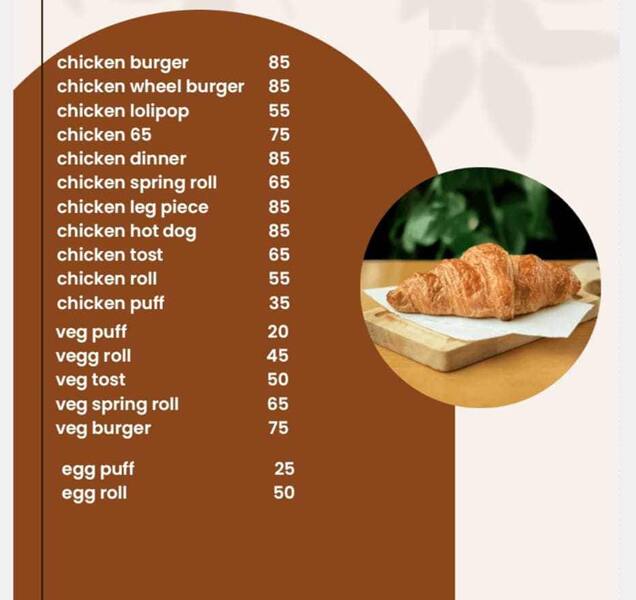 Menu of Tasty King Bakers, Miyapur, Hyderabad