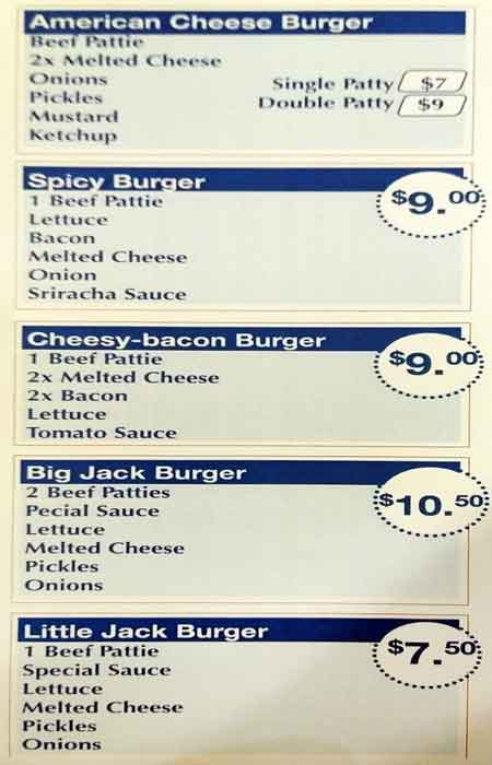 Menu at Rosehedge Chippery fast food, Sydenham