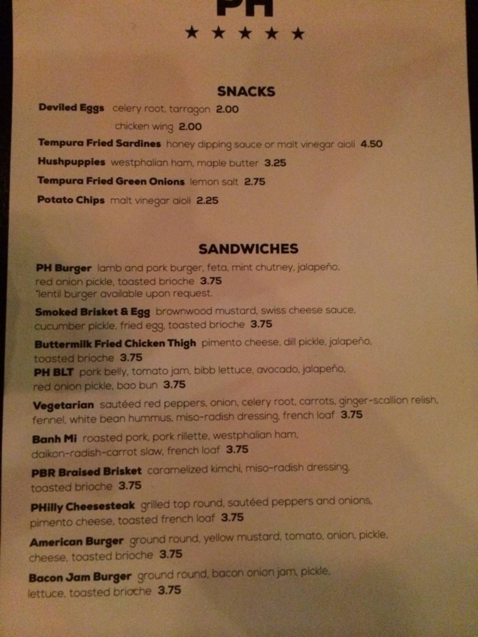 The Public House Menu Menu Restauracji The Public House Ferndale The Public House Menu Menu Restauracji The Public House Ferndale