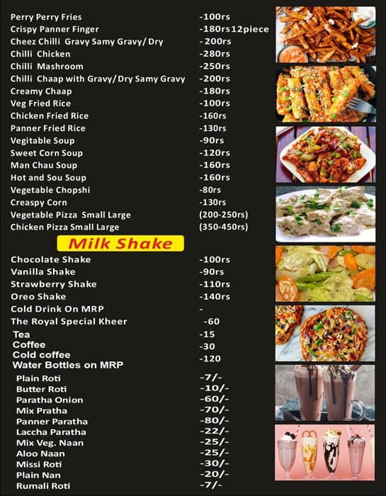 Menu of The Royal Bite's, Sector 14, Dwarka, New Delhi