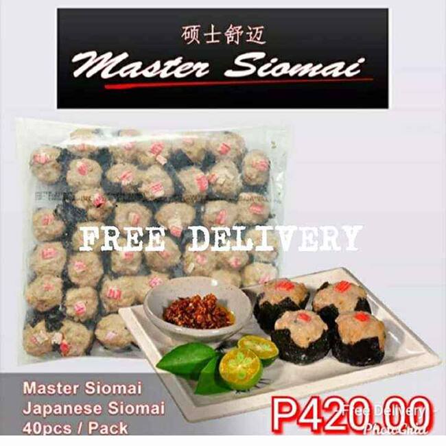 Menu at Master Siomai restaurant, Manila, HXQH+F82