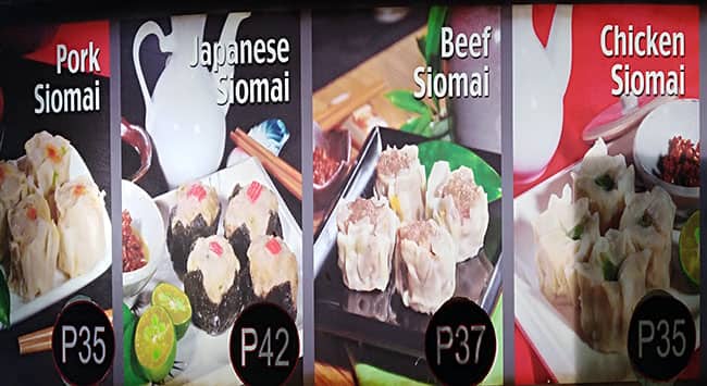 Master Siomai Menu, Menu for Master Siomai, Magallanes, Makati City ...