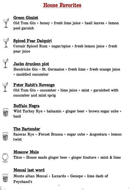 Menu at Silly Goose pub & bar, Memphis