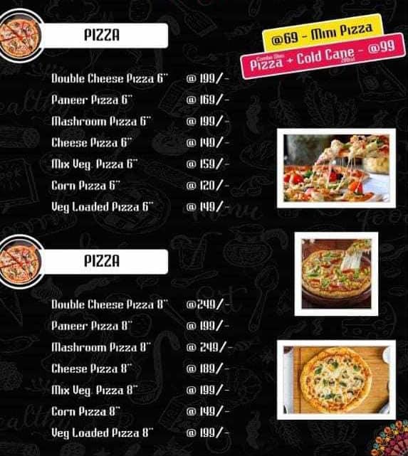 Menu at Satguru bakers and resturents, Gorakhpur