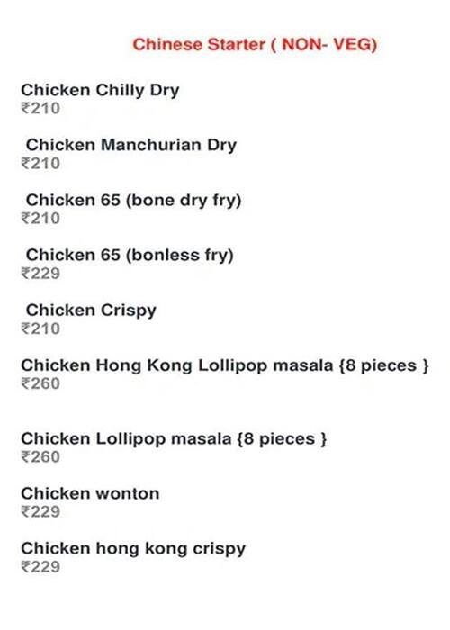 Menu at HUNGER BITES CAFE, Pune