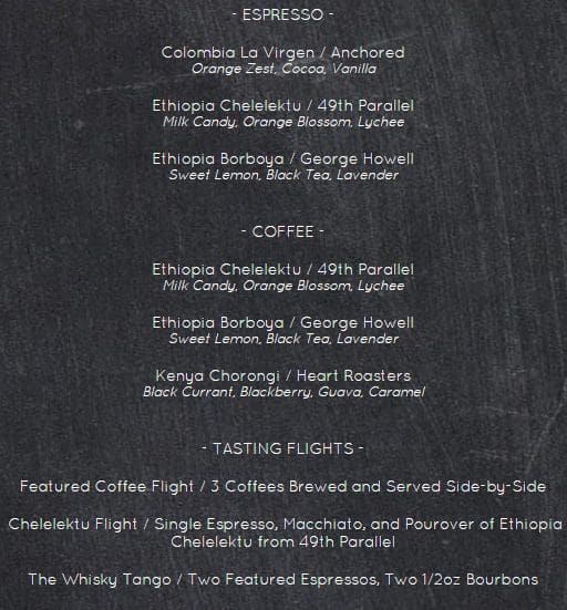 Menu at Boxcar Social (Summerhill) pub & bar, Toronto, Yonge St