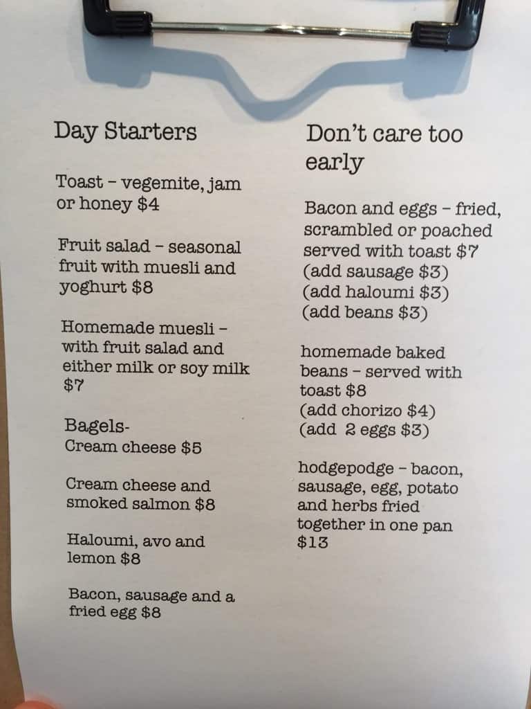 Menu at Bluebird Kitchen and Smokehouse restaurant, Warwick