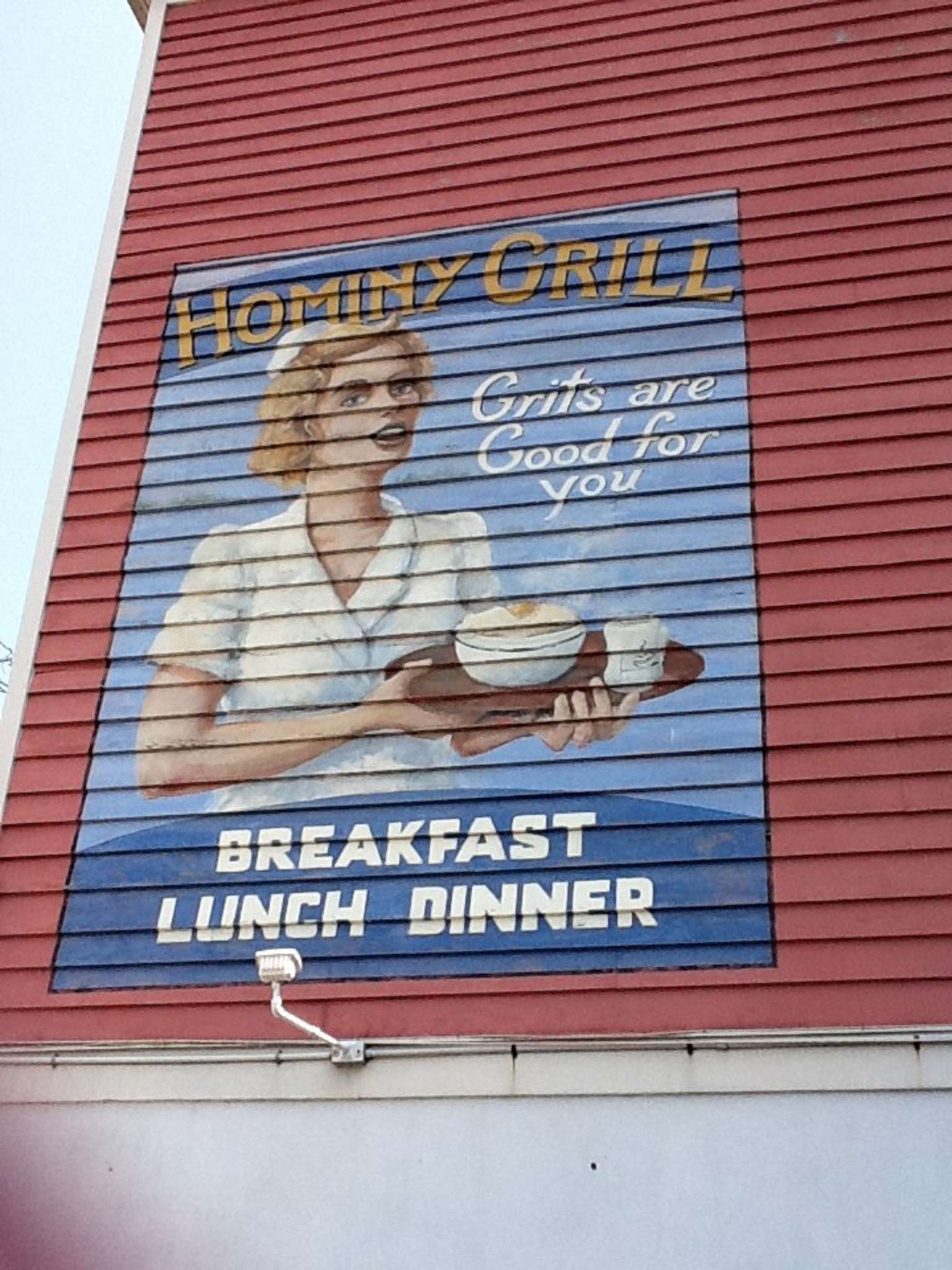 Menu at Hominy Grill restaurant, Charleston